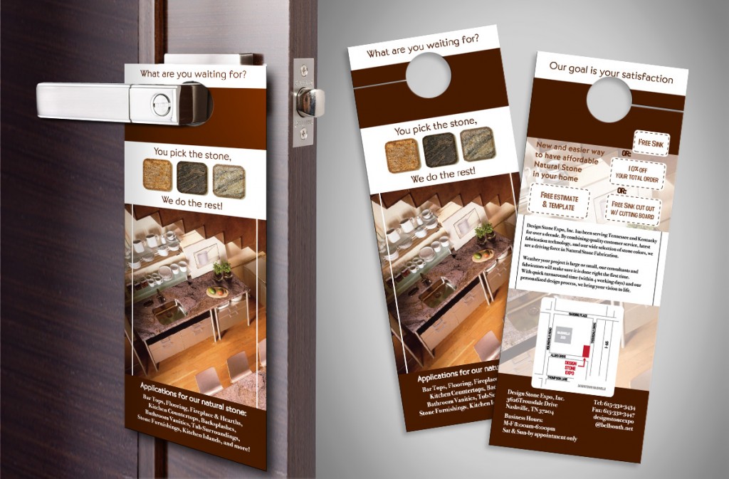 Custom Door Hanger Design and Printing Services - JH Design Unimited