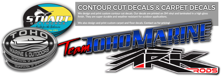 Contour Cut Decals & Carpet Carpet Decals - JH Design Unlimited